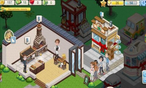 ChefVille - gra symulacja prowadzenia restauracji - o gotowaniu